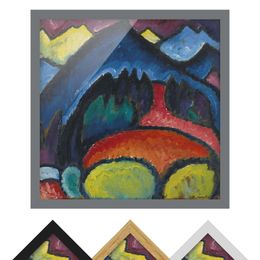 Bilderwelten Bild mit Rahmen - Quadrat Alexej von Jawlensky - Oberstdorf