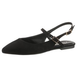 Aniston Ballet Flats with Strap female Black size 41