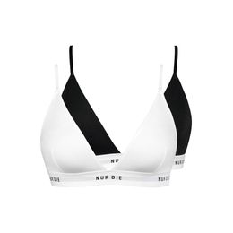 Nur Die Bra 'Sportiv' female Black, White size M
