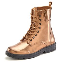 Lascana Lace-Up Ankle Boots female Gold size 44