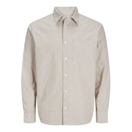 Jack & Jones Jack & Jones Button Up Shirt 'JJCODY' male Beige size XL
