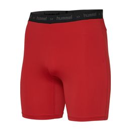Hummel Sportunterhose Herren Gr&ouml;&szlig;e M grau / karminrot / schwarz
