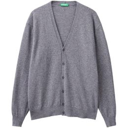 United Colors Of Benetton Knit Cardigan male Grey size XL