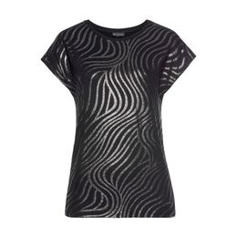 Laura Scott Shirt Damen Größe XXL schwarz / silber