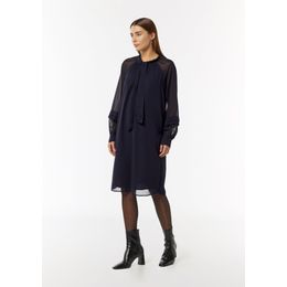 comma, COMMA Kleid Damen Gr&ouml;&szlig;e 38 navy Winterkleid
