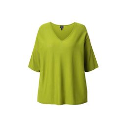 Ulla Popken Pullover Damen Gr&ouml;&szlig;e 4XL/5XL grasgr&uuml;n
