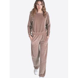 Vivisence Jogginganzug '9206kmpl' Damen Gr&ouml;&szlig;e XL beige