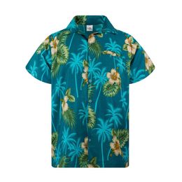 King Kameha Shirt 'Small Flower' male Green size XXL
