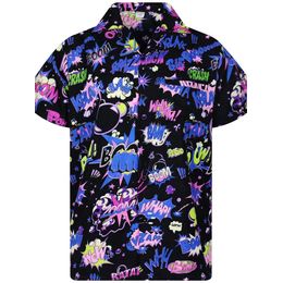 King Kameha Shirt 'Boom Bang' male Purple size L
