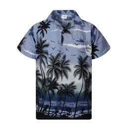 King Kameha Shirt 'Beach' male Grey size 9XL