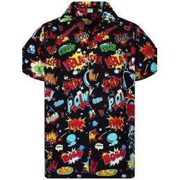 King Kameha Shirt 'Boom Bang' male Black size XL
