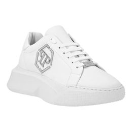 Philipp Plein Low-Top Sneaker - Sneaker Godzilla - Gr. 45 (EU) - in Wei&szlig; - f&uuml;r Damen
