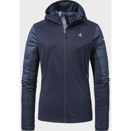 Schöffel SCHÖFFEL Damen Fleecejacke "Fleece Hoody Svardalen L", blau, Gr. 38, Oberstoff Rumpf unten: 100% Polyester Oberstoff Rumpf oben: 100% Polyester,