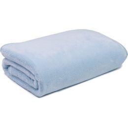 G&ouml;zze Kinderdecke G&Ouml;ZZE, B:75cm L:100cm, blau, Polyester, Wohndecken, "Premium Cashmerefeeling", kuschelig warm