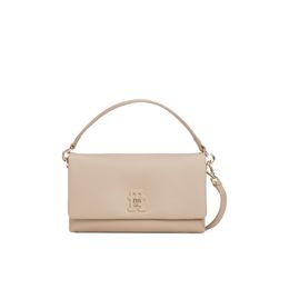 Tommy Hilfiger Damen Umhängetasche "TH MODERN CONV CROSSOVER", grau, Lederimitat, unifarben, Taschen, Schultertasche, Minibag mit edlem TH-Logoemblem