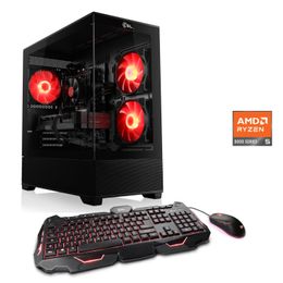 CSL Gaming-PC "AeroVision V24296", Microsoft Windows 11 Home (64 Bit), 32 GB RAM 1.000 GB SSD, schwarz, Desktop-PCs