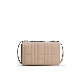 Tommy Hilfiger Damen Umhängetasche "TH FEMININE CONV CROSSOVER", grau, Lederimitat, unifarben, Taschen, Damen-Schultertasche, Clutch, Minibag mit