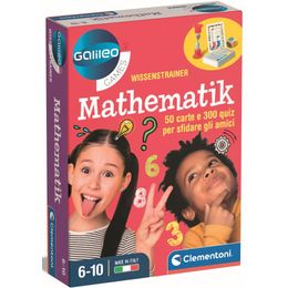 Clementoni Kinder Spiel "Galileo, Wissenstrainer Mathematik", bunt, Spiele, Made in Europe