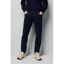 MEYER Herren Chinos "Five-Pocket-Hose", blau, Gr. 32, unifarben, 97% Baumwolle;3% Elasthan, Hosen, im unifarbenen Design