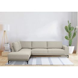 Ecksofa OTTO HOME, B:289cm H:85cm T:210cm, beige, 68% polypropylene, 32% polyester, Wohnzimmer, Sofas, "Xander, L-Form", Breite 289 cm, Webstoff,