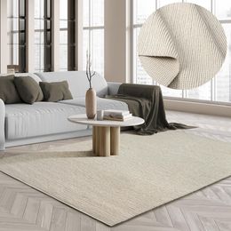 Teppich the carpet, B:200cm L:290cm, beige, Wolle, Teppiche, "Premium Wool", Wool Handweb-Teppich Naturfaser Wollteppich