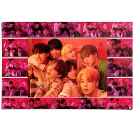 Poster Reinders, B:91,5cm H:61cm T:0,1cm, lila, Papier, Jugendzimmer, Bilder, "BTS selfie"