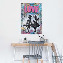 Poster Reinders, B:61cm H:91,5cm T:0,1cm, bunt, Holzwerkstoff, Bilder, "Young Love"