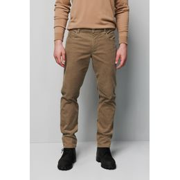 MEYER Herren Cordhose "Five-Pocket-Hose", beige, Gr. 31, unifarben, 98% Baumwolle;2% Elasthan, Hosen, im unifarbenen Design