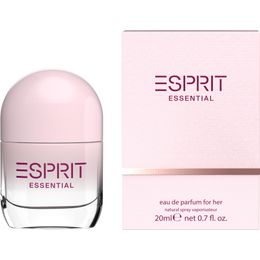 Esprit Damen Eau de Parfum "Essential for her", 20ml, rosa, Parfüms, Blumiger Duft mit Granatapfel, Pfingstrose, Lotus, Magnolie & Moschus.