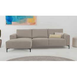 Ecksofa Home Affaire, B:262cm H:85cm T:152cm, braun, 100% Polyester, Wohnzimmer, Sofas, "Tournon, L-Form, Breite 262 cm, Webstoff, Chenille",