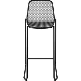 Barhocker Essentials, B:52cm H:105cm T:52cm, schwarz, Hocker, "Mase", stapelbar