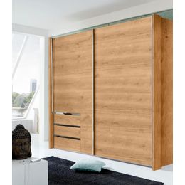 Schwebetürenschrank wimex, B:200cm H:216cm T:65cm, braun, Schränke, "Level by fresh to go"