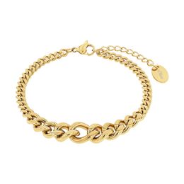 s.Oliver Damen Armband "2039750", 20cm, Edelstahl, gold, Edelstahl, Armbänder