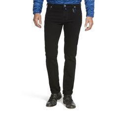 MEYER Herren 5-Pocket-Jeans "Super-Stretch-Jeans", schwarz, Basic, Gr. 34, unifarben, 98% Baumwolle;2% Elasthan, Jeans, Slim Fit