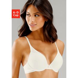 s.Oliver Damen Push-up-BH "Zoè", Gr. 70, beige, Microtouch, Obermaterial: 60% Polyamid, 35% Polyester, 5% Elasthan, BHs, aus modischen Mesh in