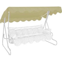 Hollywoodschaukelersatzdach, B:210cm T:145cm, beige, Angerer FREIZEITM&Ouml;BEL, Polyester, Sonnensegel, "TOPSELLER", (B/T): ca. 210x145 cm