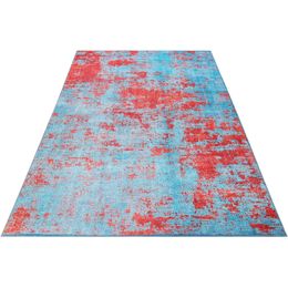 Teppich Wecon Home, B:120cm H:6mm L:170cm, bunt, Kunstfaser, Wohnzimmer, Teppiche, "Hot Spring", Wohnzimmer