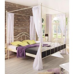 Metallbett Home Affaire, L:210cm, beige, Betten