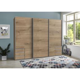 Schwebet&uuml;renschrank wimex, B:270cm H:208cm T:64cm, braun, Schr&auml;nke, "Seattle", mit Schubk&auml;sten