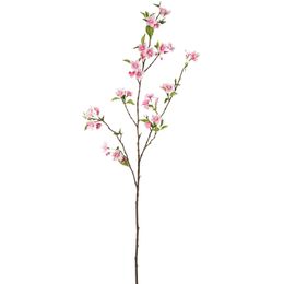 Kunstzweig Creativ green, H:112cm, rosa, Kunststoff, Kunstpflanzen, "Birnenzweig"
