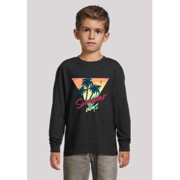 F4NT4STIC Jungen T-Shirt "California Palmen Retro", schwarz, Gr. 110, Obermaterial: 100% Baumwolle, Shirts, Premium Qualität