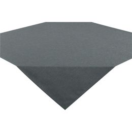 Mitteldecke, B:85cm L:85cm, grau, Delindo Lifestyle, Polyester, Tischdecken, "WIEN", Fleckabweisend, pflegeleicht, 180 g/m&sup2;