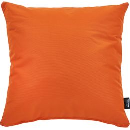 Dekokissen done., B:45cm H:10cm L:45cm, orange, Obermaterial: 100% Polypropylen, Dekokissen_Sitzkissen_Kissenhüllen, "Outside", Wetterfestes,