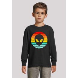 F4NT4STIC Jungen T-Shirt "Alien Retro Sonnenuntergang", schwarz, Gr. 110, Obermaterial: 100% Baumwolle, Shirts, Premium Qualität