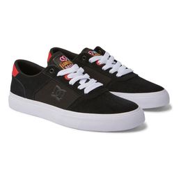 DC Shoes Herren Sneaker "Teknic", Gr. 6,5, schwarz, Obermaterial: Leder (Kuh) / Futter: Textil / Außensohle: Gummi, Schuhe