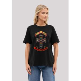 F4NT4STIC Damen T-Shirt "Guns 'n' Roses Appetite For Destruction", schwarz, Gr. S, Obermaterial: 100% Baumwolle, Shirts, Premium Qualit&auml;t Streetwear
