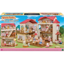 Jungen Spielwelt "Stadthaus mit Dachzimmer (5708)", bunt, Sylvanian Families, Kunststoff, Spielfigurenwelten, mit Licht