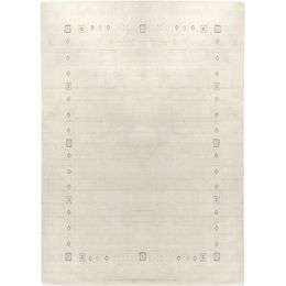 Wollteppich Theko, B:70cm H:12mm L:140cm, beige, Schurwolle, Teppiche, "Lori Dream 2", Handweb Teppich, reine Wolle, handgewebt