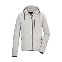 G.I.G.A. by Killtec Herren Fleecejacke "GW 54 MN KNTFLC JCKT", beige, Gr. 4XL, G.I.G.A. DX BY KILLTEC, Oberstoff: 100% Polyester, Jacken, Strickfleecejacke mit Kapuze,