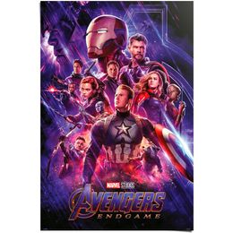 Poster Reinders, B:61cm H:91,5cm T:0,1cm, bunt, Papier, Kinderzimmer, Bilder, "Marvel Avengers - endgame one sheet"